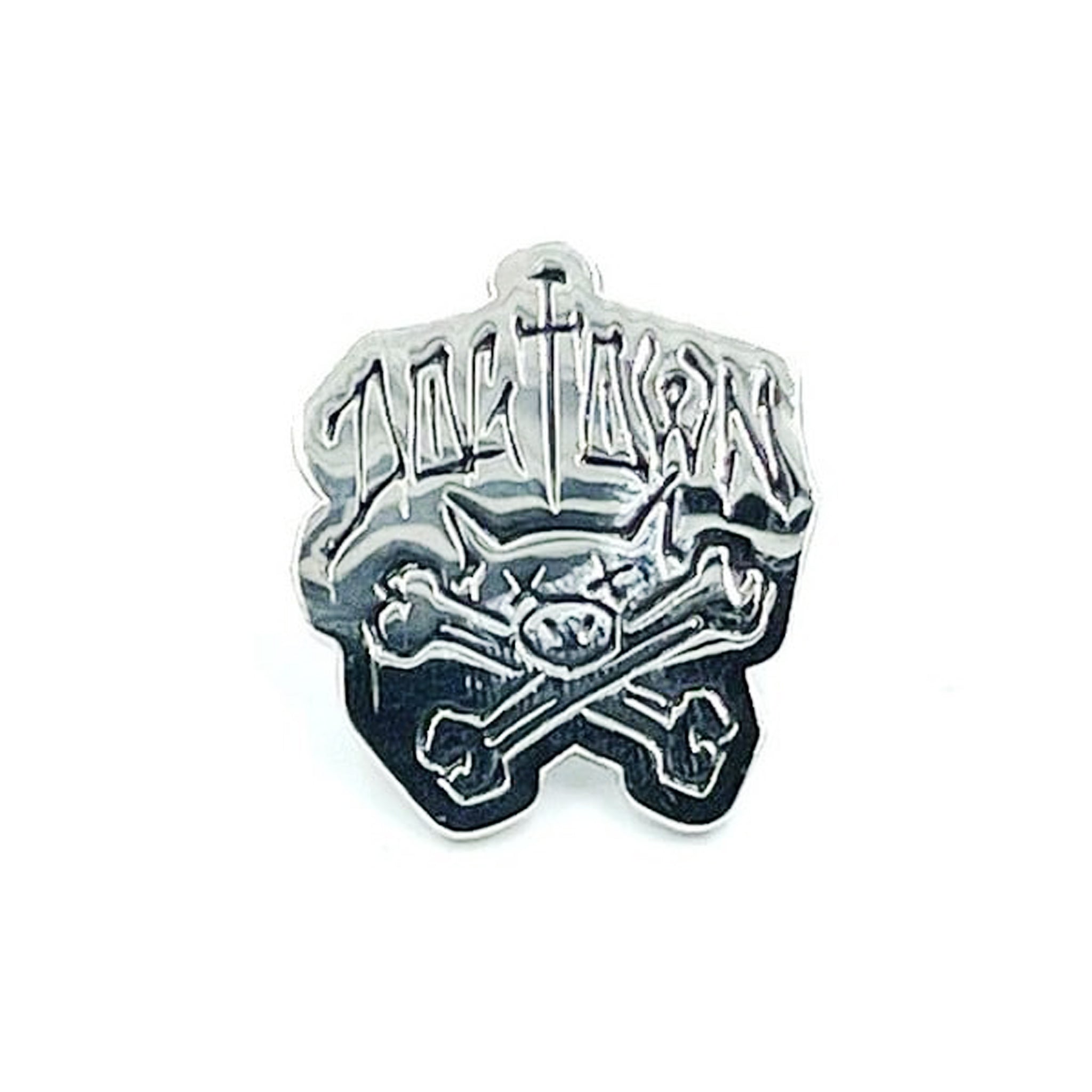 DOGTOWN PIG & BONES ENAMEL PIN 【 ドッグタウン ピッグ ＆ ボーンズ エナメル ピン