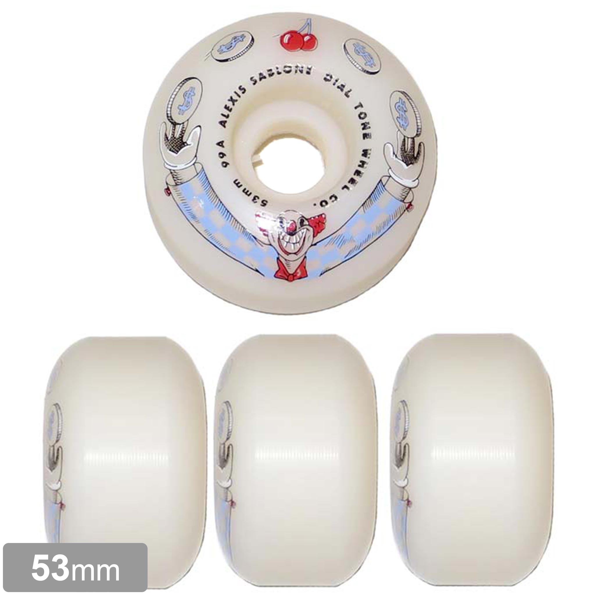 DIAL TONE WHEEL CO. SABLONE WISECRACKER STANDARD WHEEL 99A 53mm 【 ダイアル
