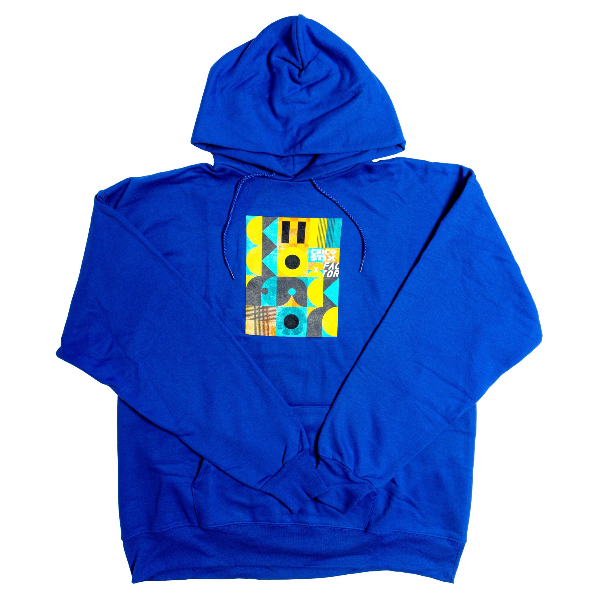 CHICO STIX x FACTOR HOODIE ROYAL BLUE【 チコ スティックス ファクター フーディー ロイヤル ブルー