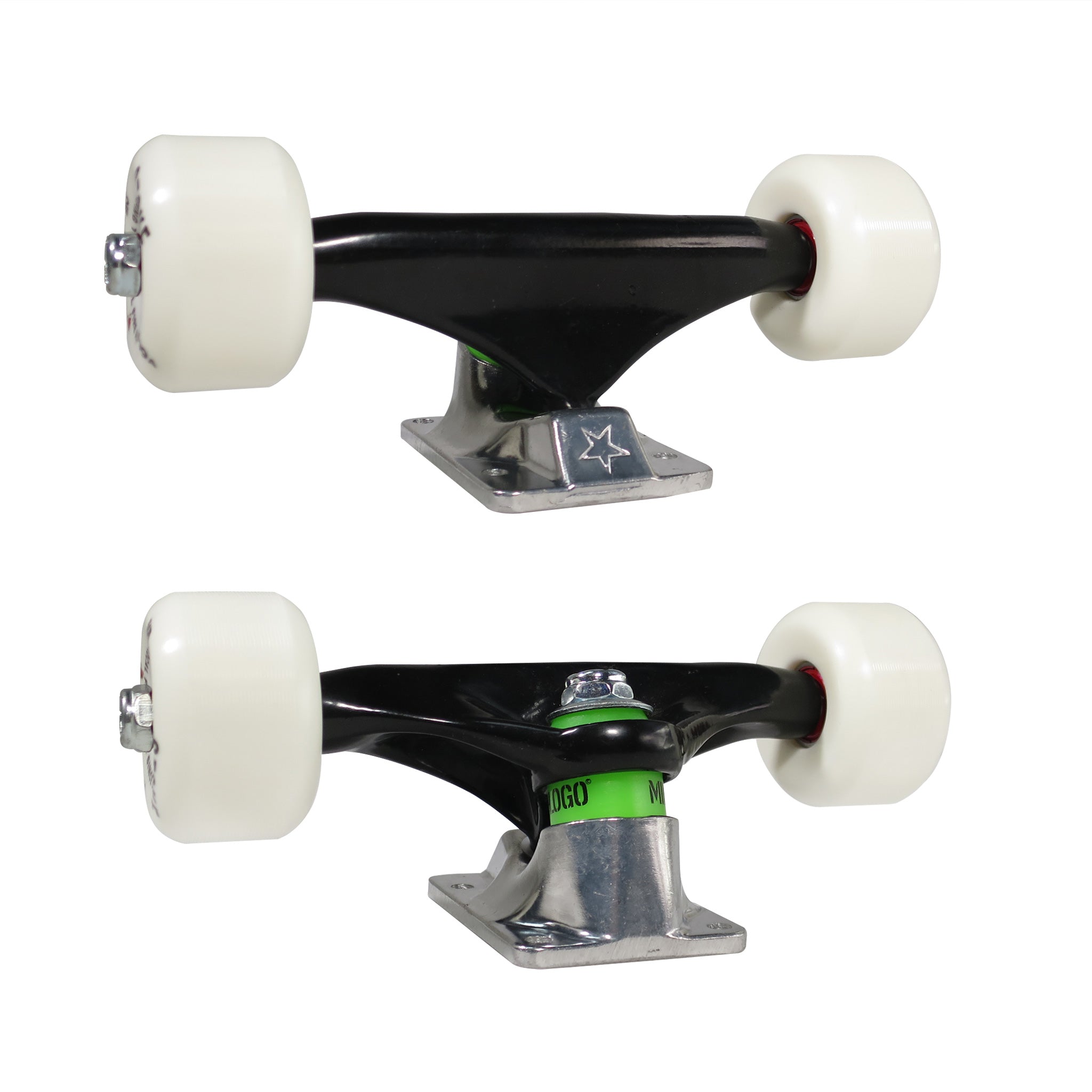 7.5～7.8のデッキとあわせて簡単にコンプリート完成! 】 MINI LOGO TRUCK 7.63 x STOKE WHEEL 足回