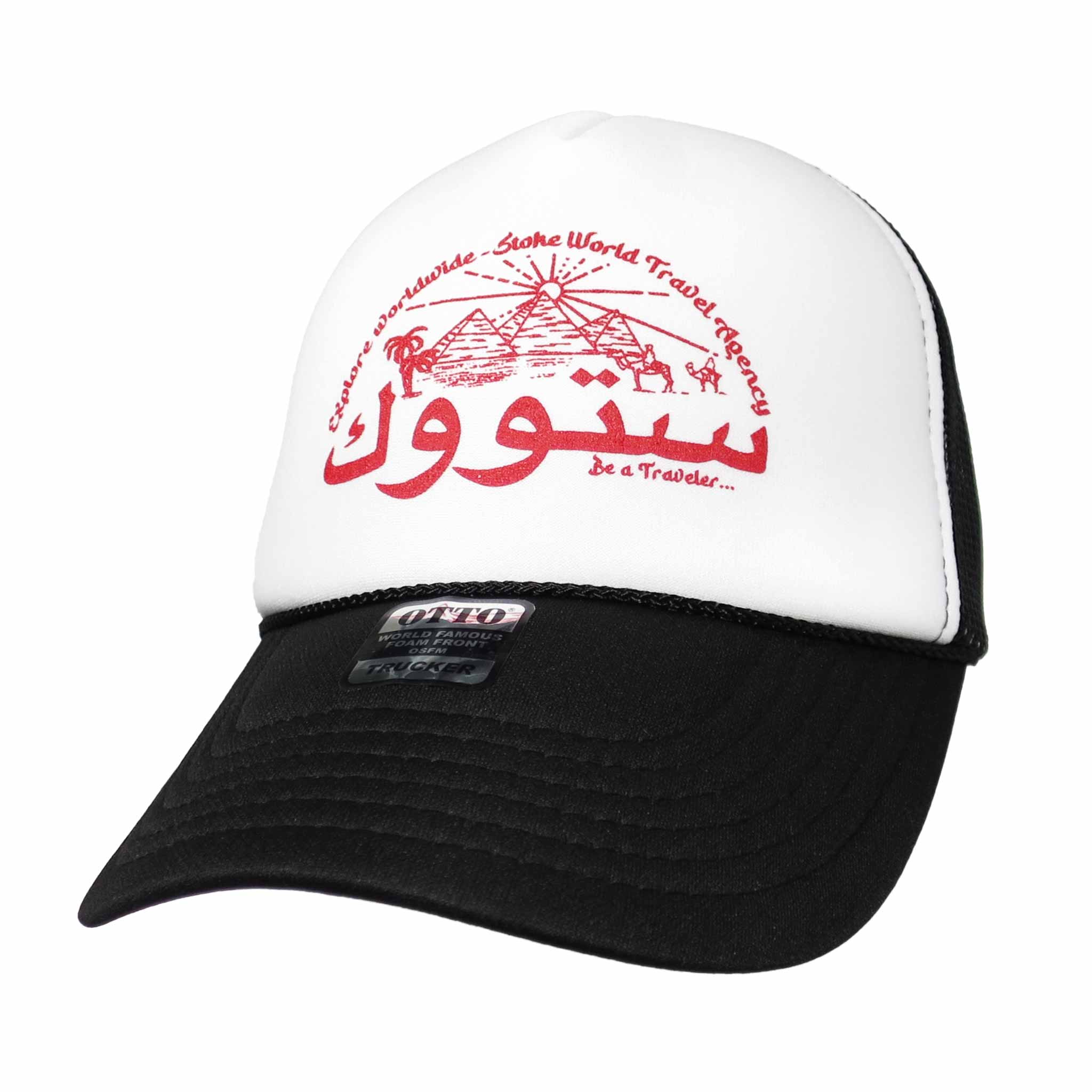 STOKE ARABIC TRUCKER HAT RED 【 ストーク アラビック トラッカー ハット レッド